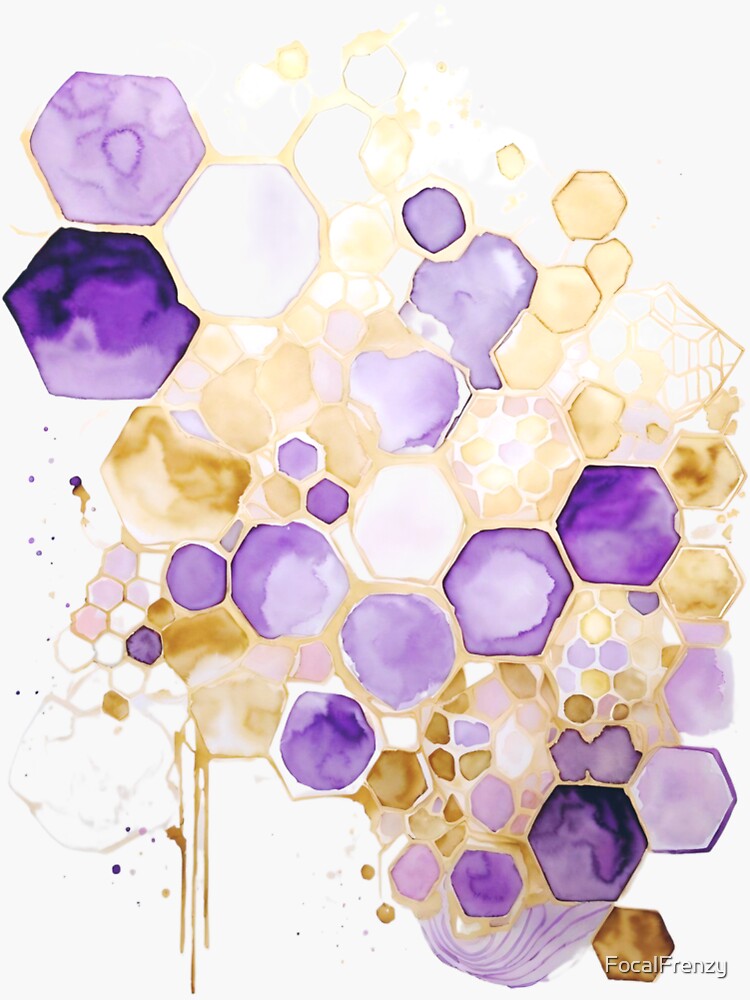 "Gold Honey Harmony " Sticker for Sale by Kyle Aungst | Redbubble