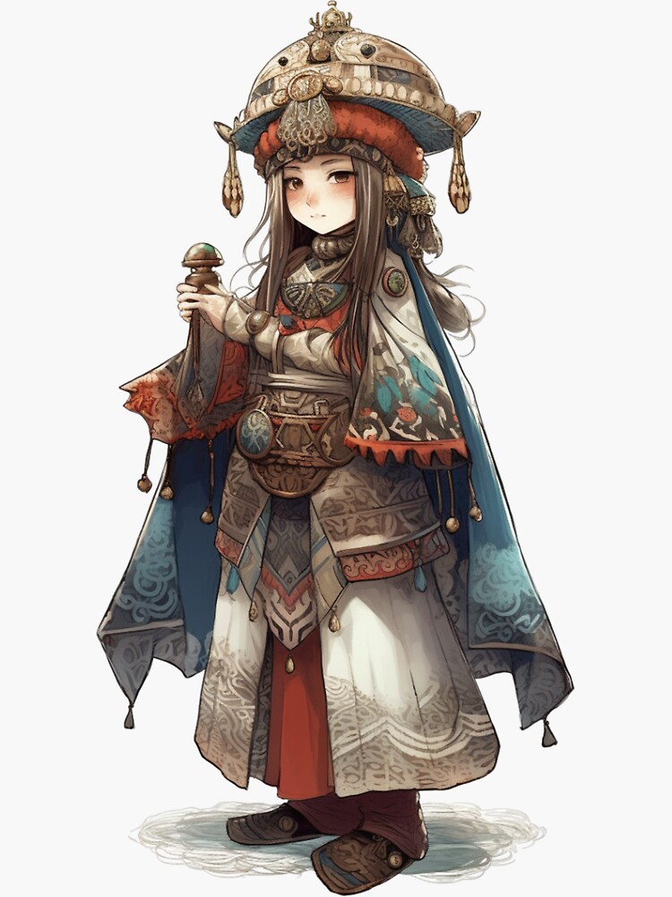 "Gnome Cleric Female 2" Sticker for Sale by AtomicRay | Redbubble