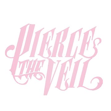 "Pastel Pink Logo" Sticker for Sale by SarahLovesBands | Redbubble