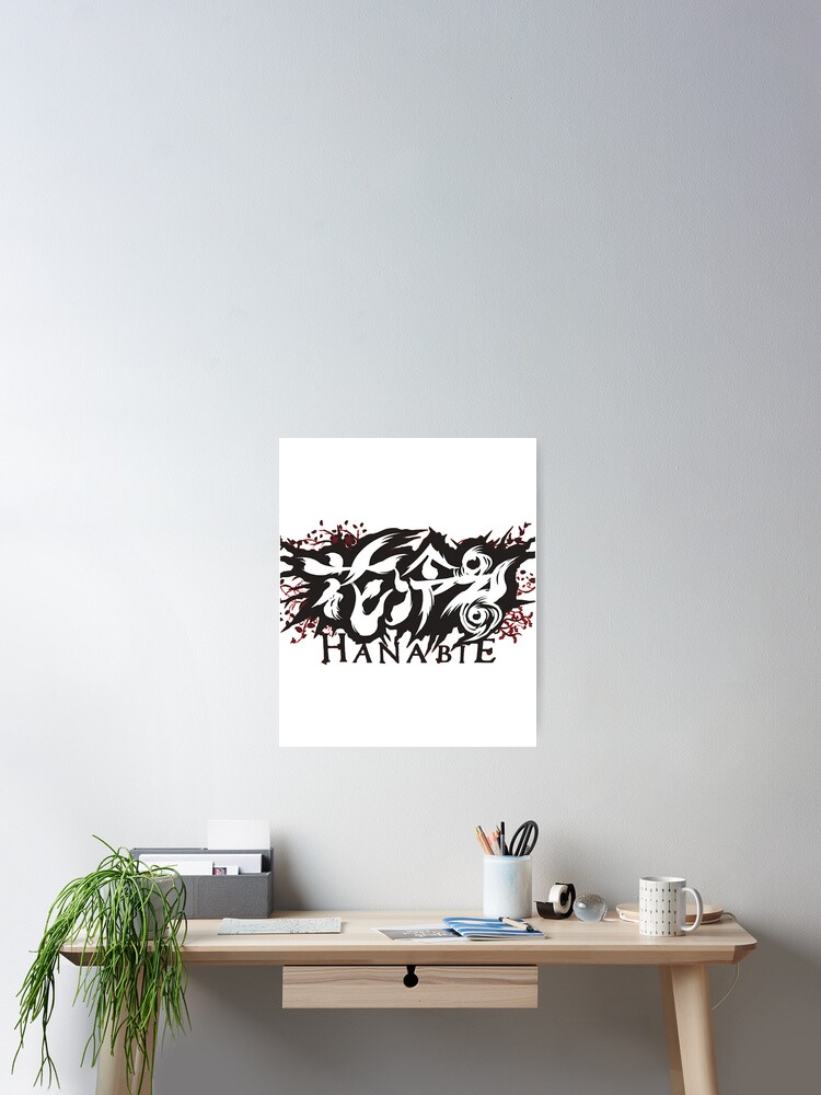 "Hanabie logo" Poster for Sale by ShauDiamond | Redbubble