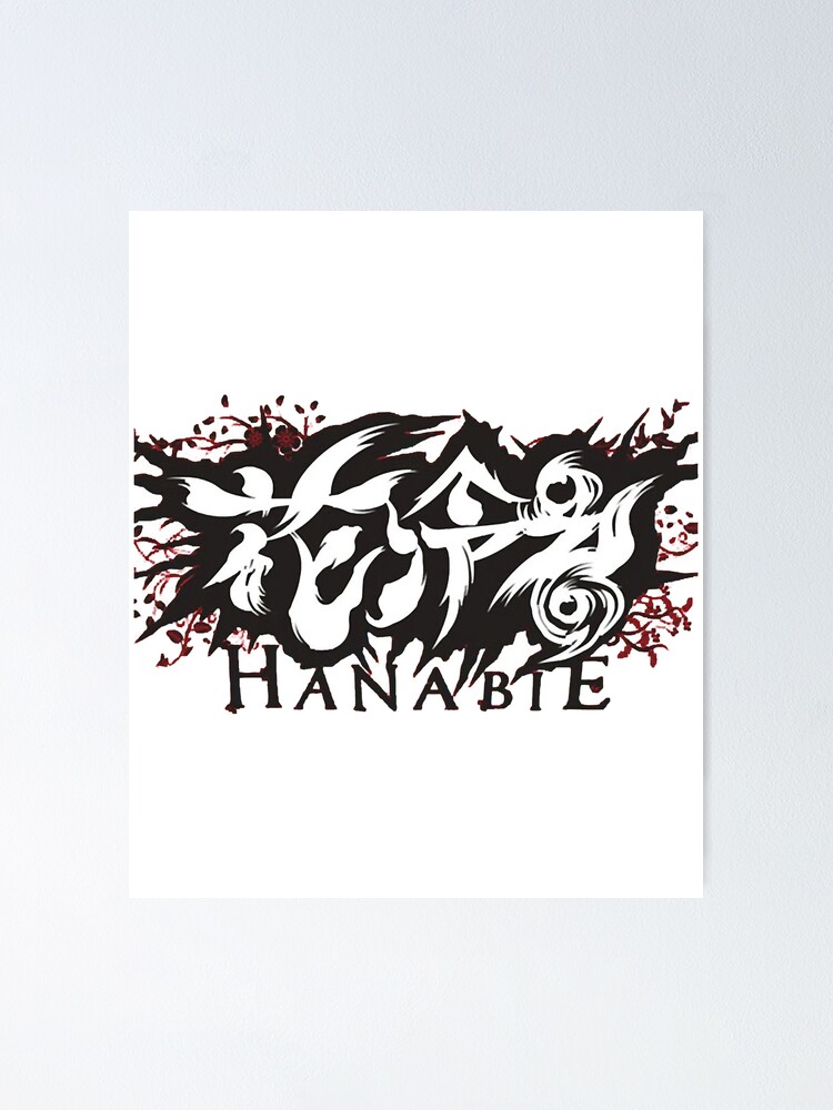 "Hanabie logo" Poster for Sale by ShauDiamond | Redbubble