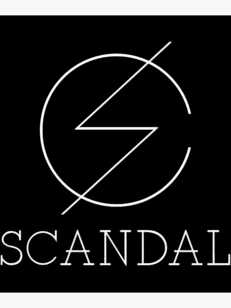 "Scandal Logo" Poster for Sale by ShauDiamond | Redbubble