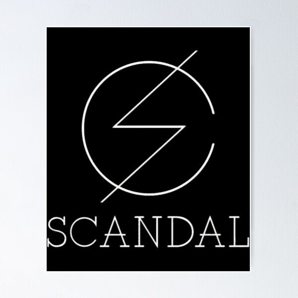 "Scandal Logo" Poster for Sale by ShauDiamond | Redbubble