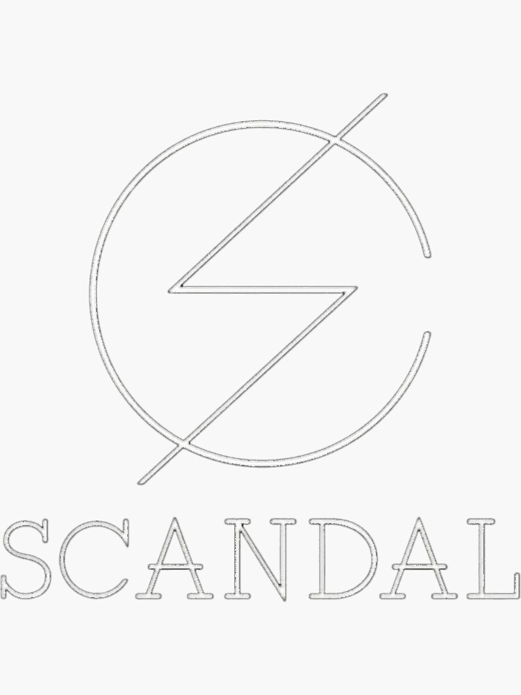 "Scandal Logo" Sticker for Sale by ShauDiamond | Redbubble