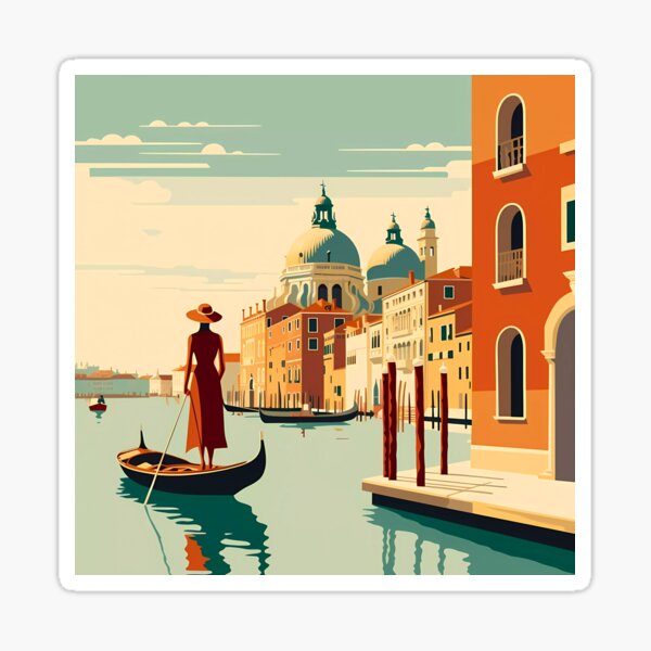 "Beautiful Venice from gondola" Sticker for Sale by unknownTraveler ...