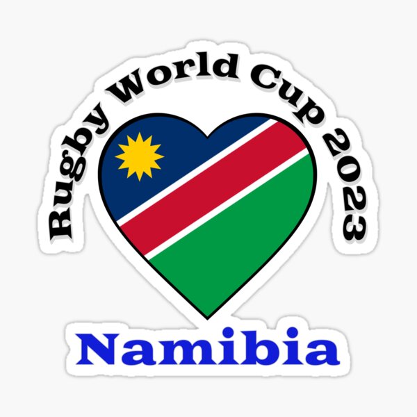 "Rugby World Cup 2023 Namibia" Sticker for Sale by SuffolkMakam | Redbubble
