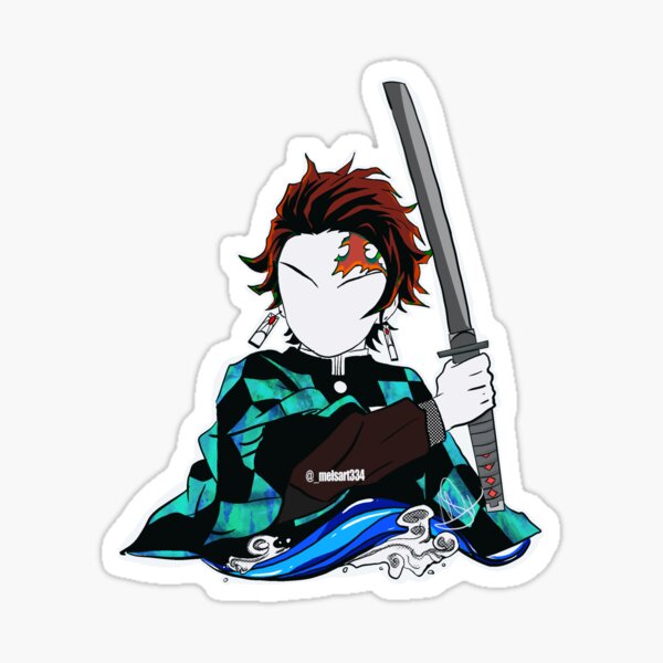 "Anime Tanjiro Sticker " Sticker for Sale by MelissaSmiles11 | Redbubble