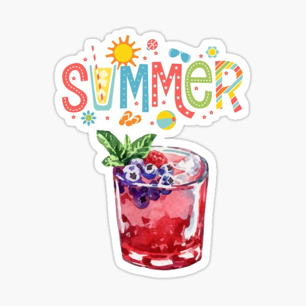 "Summer" Sticker for Sale by MakeYourDayShop | Redbubble