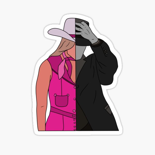 "Barbenheimer Merch" Sticker for Sale by Brooktp | Redbubble