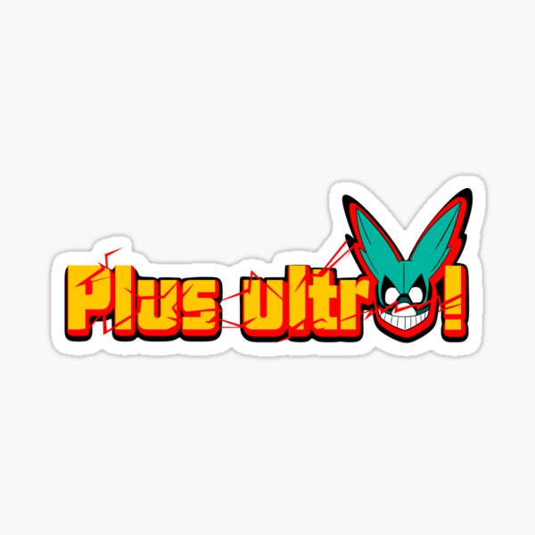 "Plus Ultra!! " Sticker for Sale by AnimeVerseApp | Redbubble