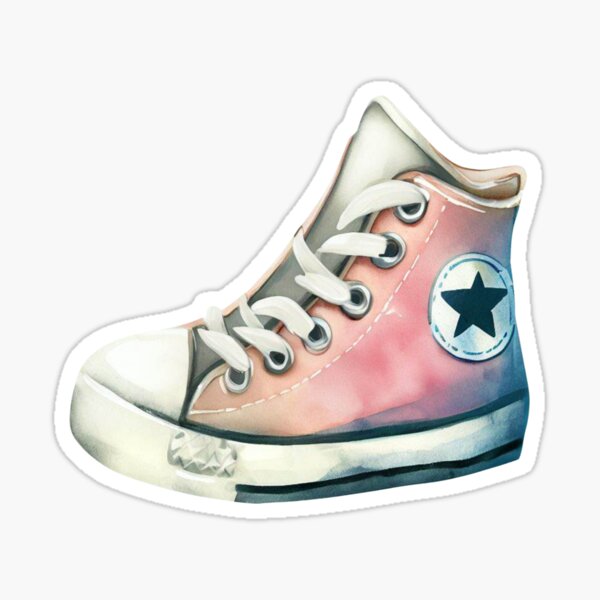 "converse" Sticker for Sale by karastratton | Redbubble
