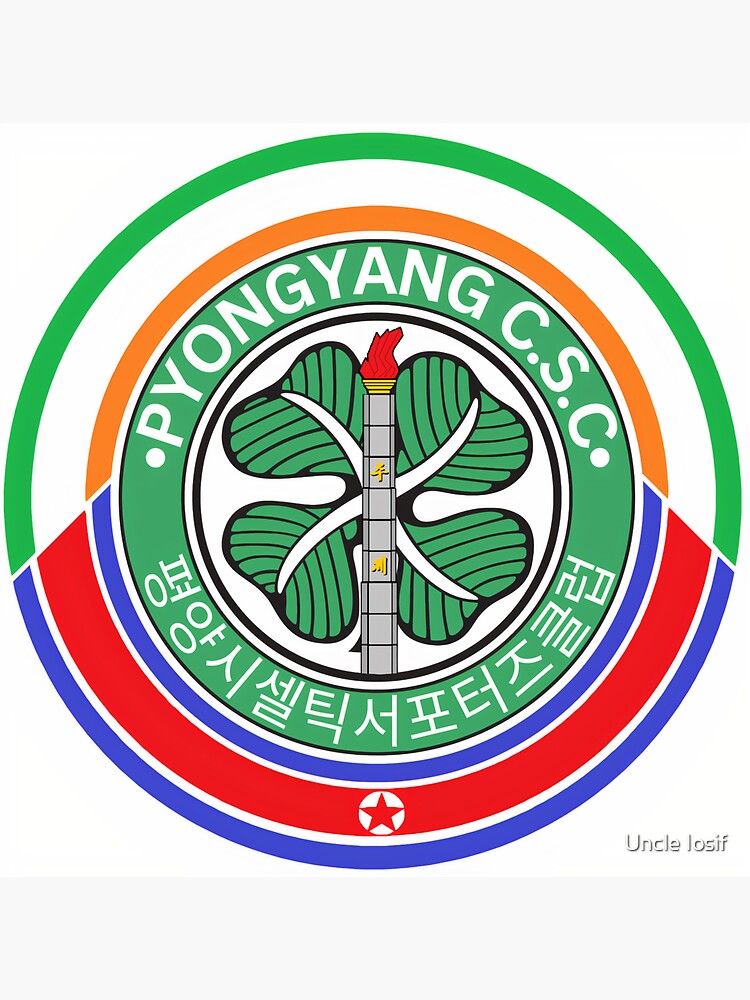"Pyongyang Celtic Supporters Club" Sticker for Sale by Uncle Iosif ...