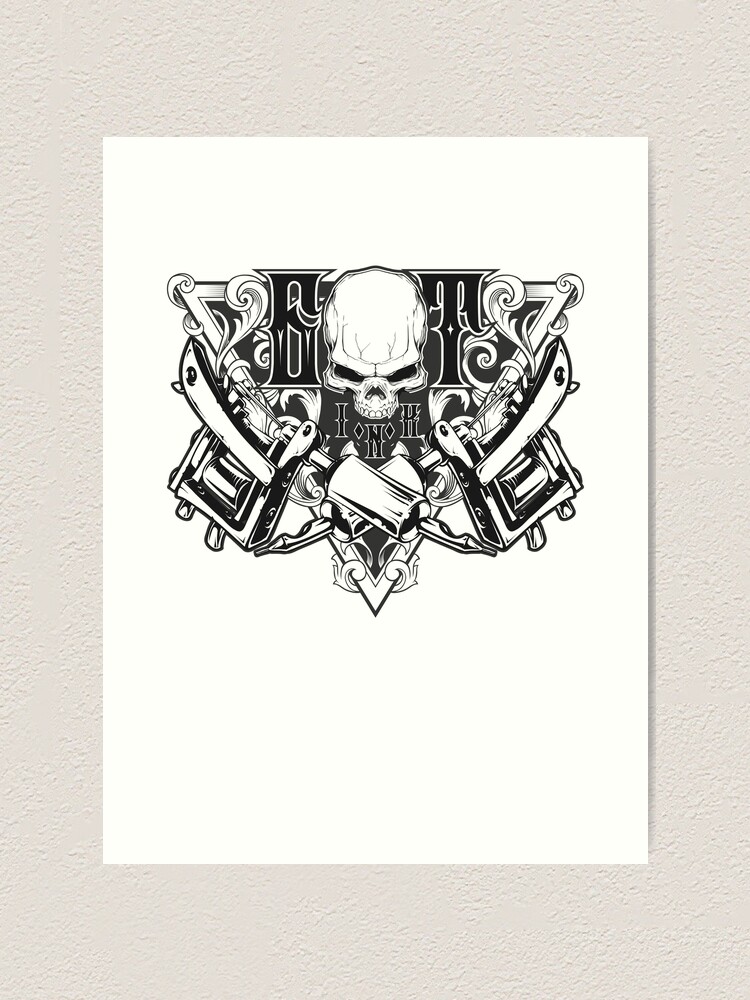 Lámina artística «Awesome Got Ink: diseño del tatuaje, tatuaje, artista ...