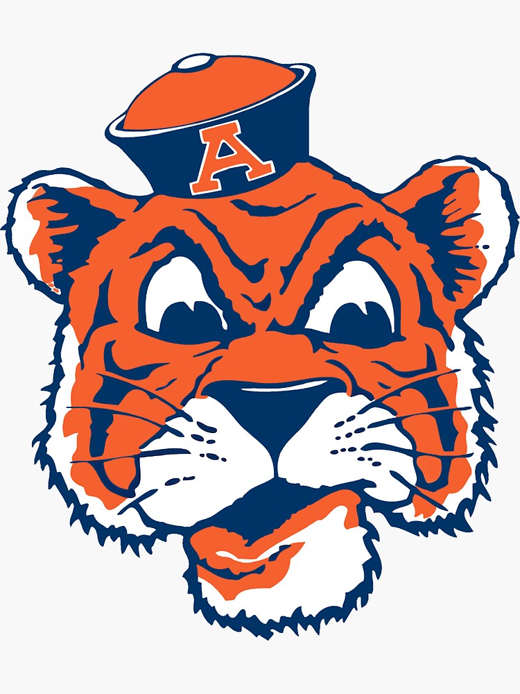 "Auburn Tiger" Sticker for Sale by abbyrileyyy | Redbubble