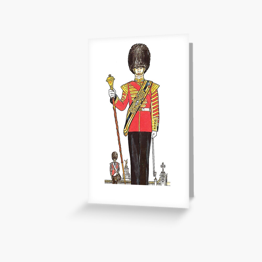 "Grenadier Guard" Greeting Card for Sale by lewisroland | Redbubble