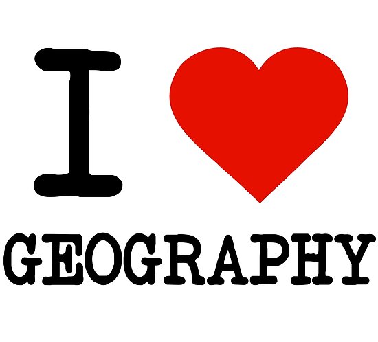 "I Love Geography" Posters by staker | Redbubble