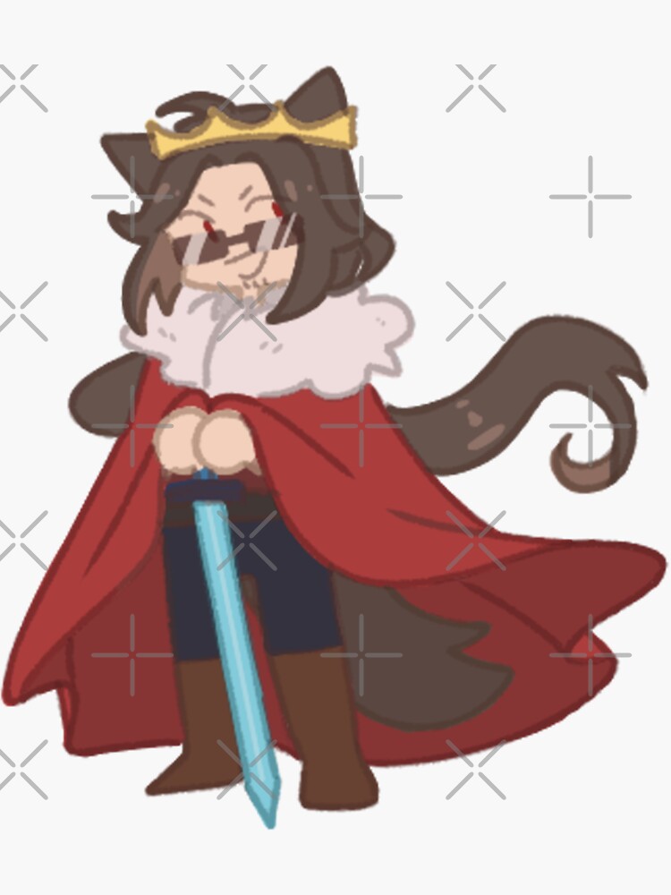 "Red King Rendog" Sticker for Sale by zzzishu | Redbubble