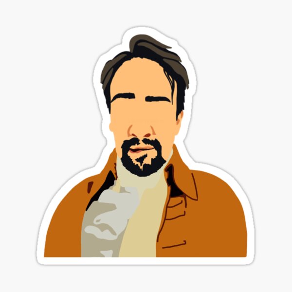 "Lin Manuel Miranda Hamilton Lip Biting" Sticker for Sale by ...