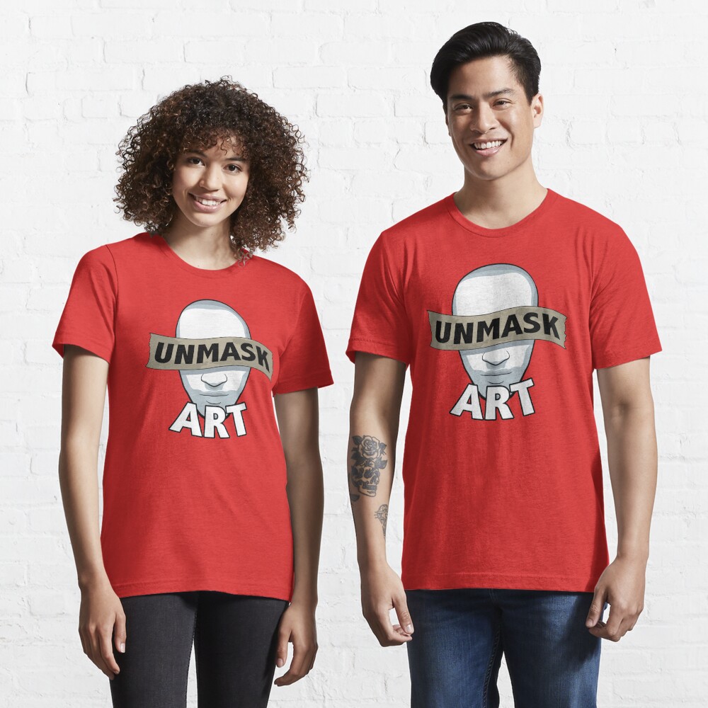 "Original Unmask Art Logo" T-shirt for Sale by UnmaskArt | Redbubble ...