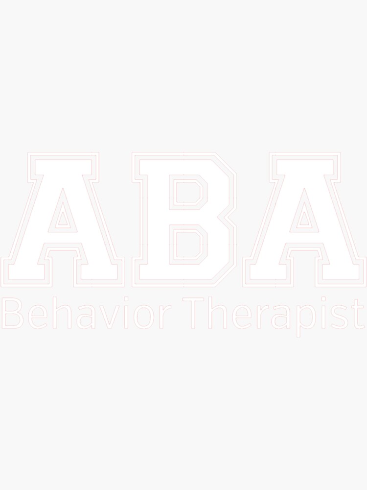 "ABA Therapy" Sticker for Sale by JaredHall22 | Redbubble