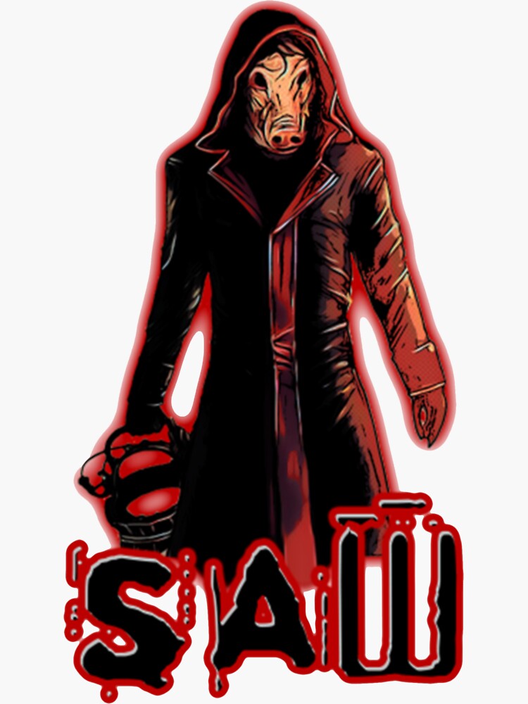 "Saw Movie art" Sticker for Sale by pavloskydelber | Redbubble