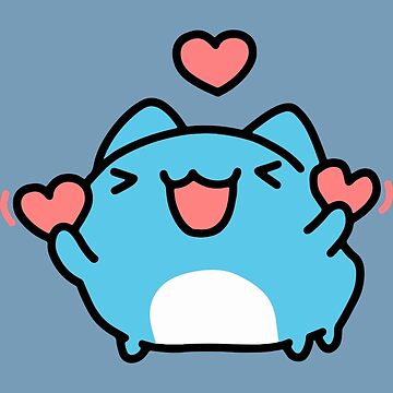 "Love Capoo cat, Bugcat capoo " Sticker for Sale by MonroeGter | Redbubble