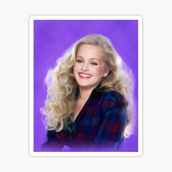 "Charlene Tilton, Actress" Sticker for Sale by Hollywoodize | Redbubble