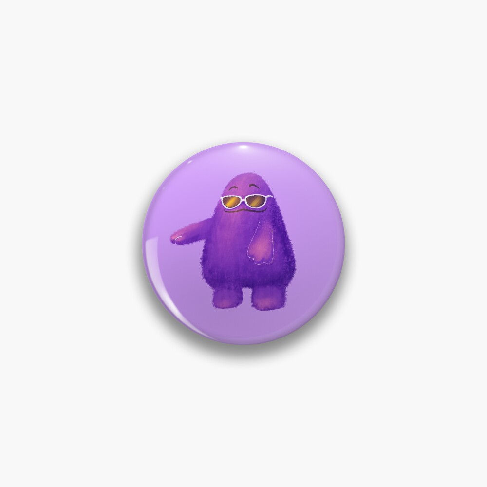 "Grimace McDonald’s" Sticker for Sale by Absoladi | Redbubble