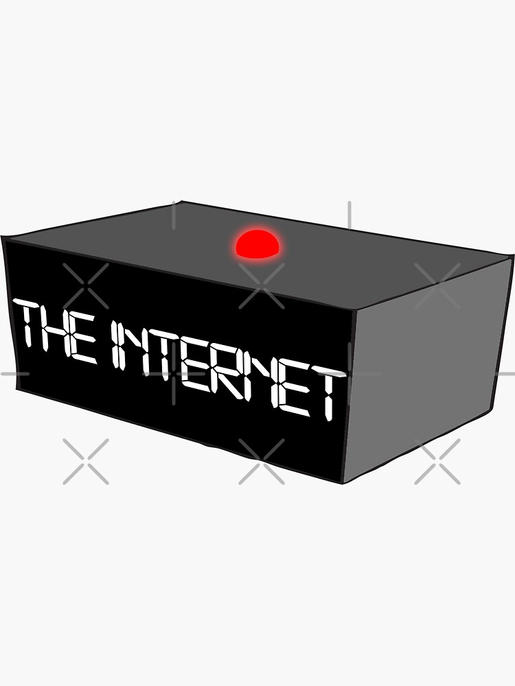 "The Internet" Sticker for Sale by McPod | Redbubble