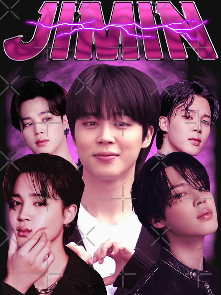 "Jimin Vintage Retro Design" Essential T-Shirt for Sale by HostDrawing ...