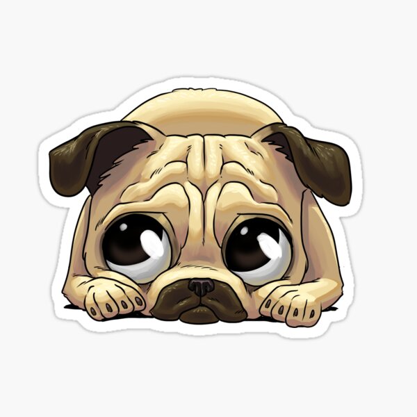 "begging dog" Sticker for Sale by omenastore | Redbubble