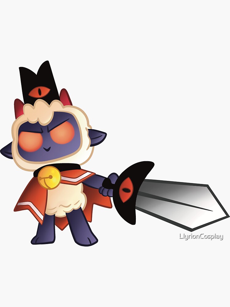 "Cult of the Lamb Lambert!" Sticker for Sale by LlyrionCosplay | Redbubble
