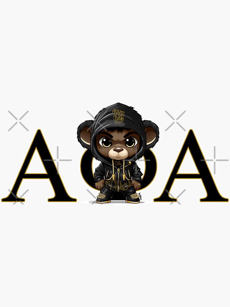 "Alpha Chibis: A Legacy of Leadership in Chibi Style" Sticker for Sale ...