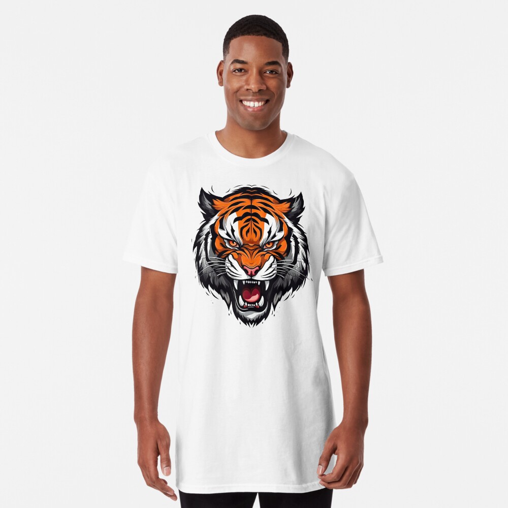 "Menacing Tiger" Sticker for Sale by eyestetix | Redbubble