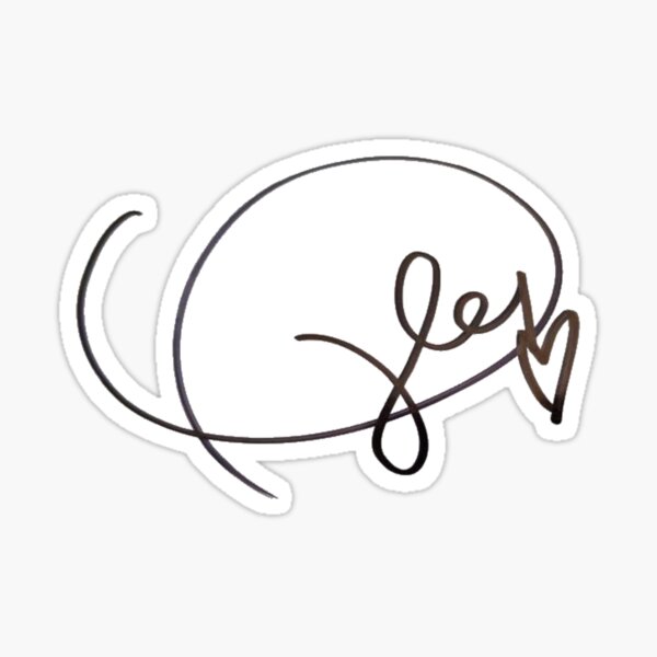 "Taylor Swift signature " Sticker for Sale by nowayitsrevn | Redbubble