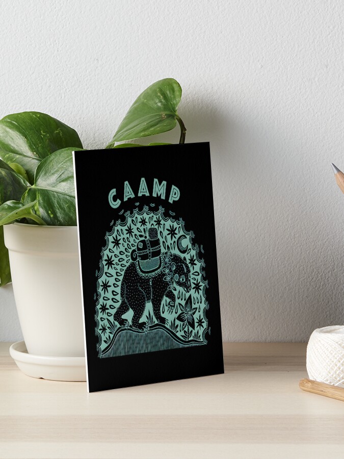 "Caamp bear " Art Board Print for Sale by scarlettarcher | Redbubble