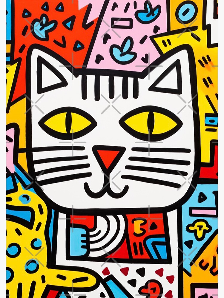 "Cat Pop Cultural Art Form" Spiral Notebook for Sale by FineArtsPro ...