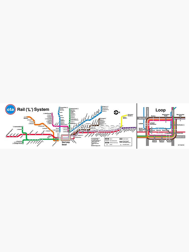 CTA MAP - WHITE Premium Matte Vertical Poster sold by Saurabh Singh ...