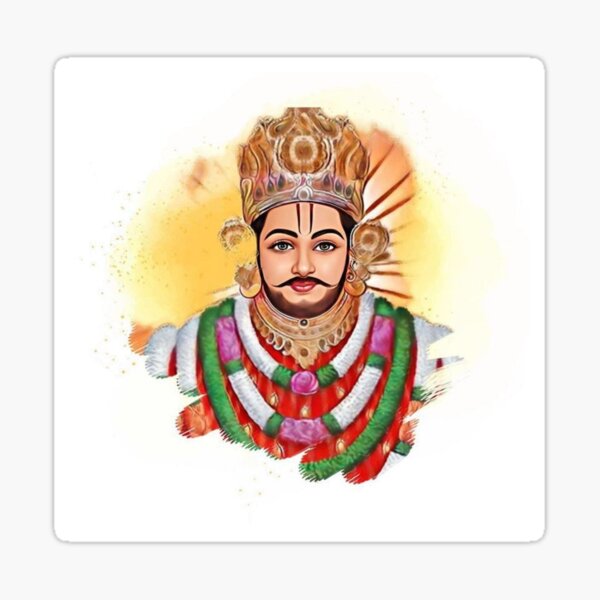 "Khatu shyam ji " Sticker for Sale by The-design24 | Redbubble