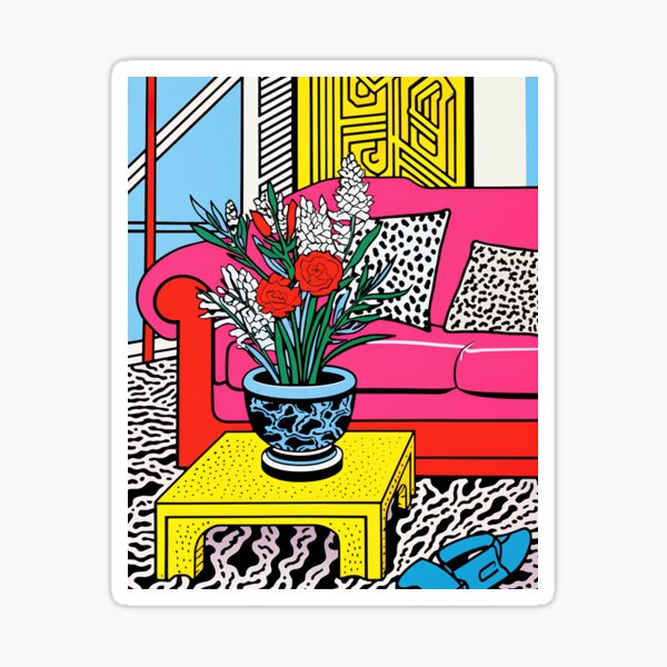 "Gnarly Art Dudes Define A Decade" Sticker for Sale by retro-typo ...