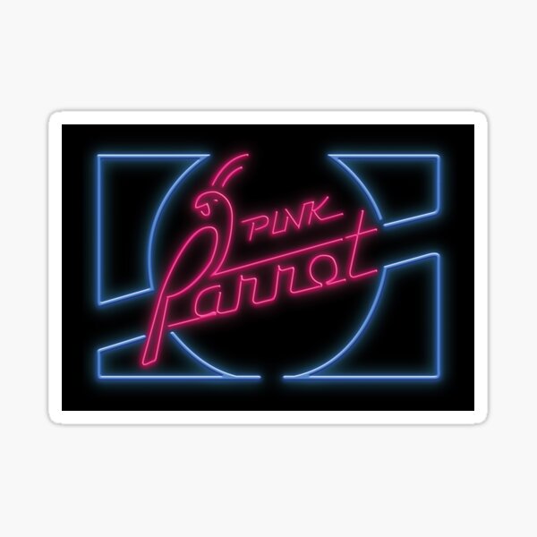 "PARROT FASHION (The Tripods)" Sticker for Sale by Clayton Hickman ...