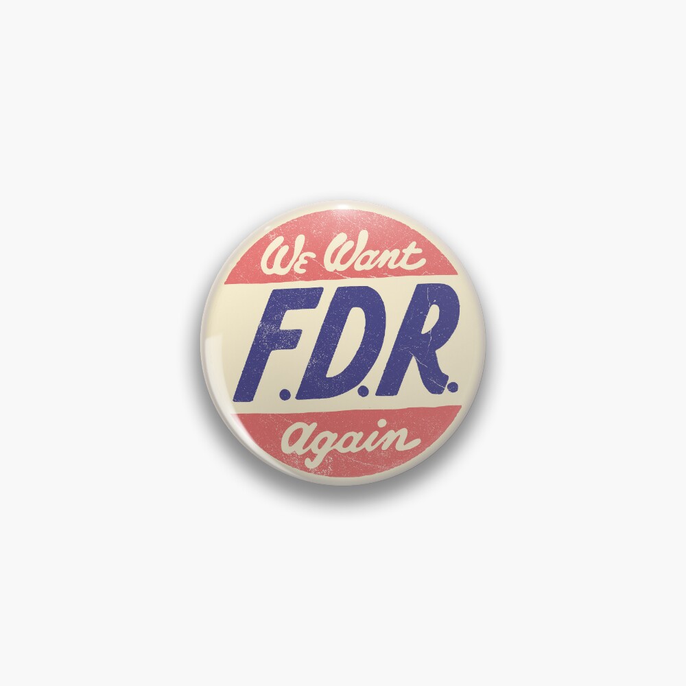 "WE WANT FDR AGAIN! - VINTAGE ELECTION SHIRT" Sticker for Sale by ...
