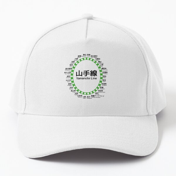 "Yamanote Line Route Map-山手線路線図-" Cap for Sale by TOKYOFLAGSTORE ...