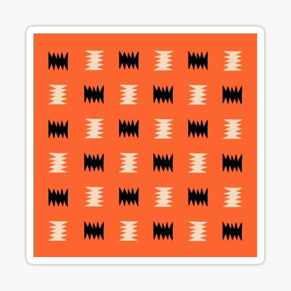 "Electric Weave Pattern" Sticker for Sale by tonymagnerart | Redbubble