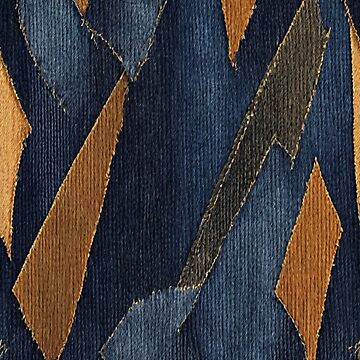 "Retro Abstract jeans random Pattern" Sticker for Sale by Md Rashid ...