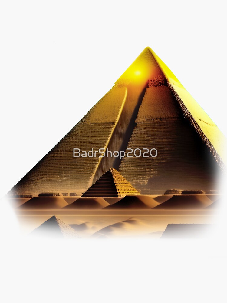 "huge pyramid" Sticker for Sale by BadrShop2020 | Redbubble