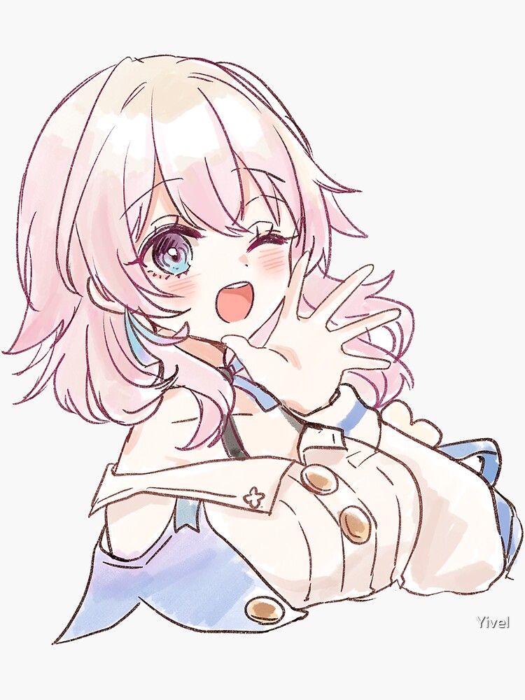 "March 7th Drawing" Sticker for Sale by Yivel | Redbubble