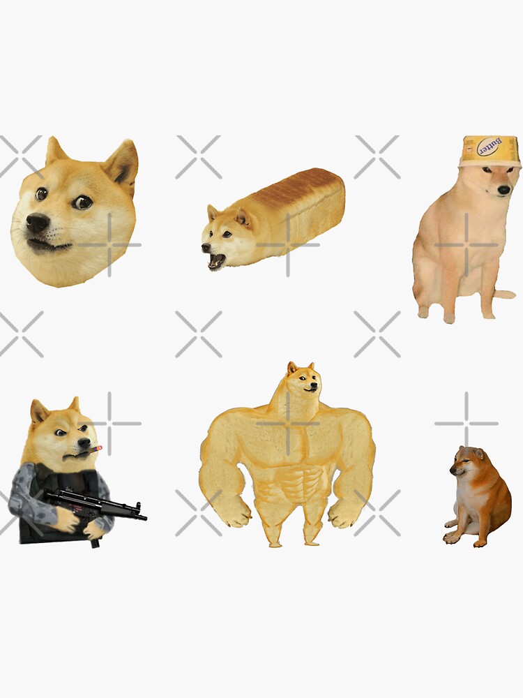 "Guaranteed Laughter: Pack of 6 Doge Memes to Brighten Your Day ...