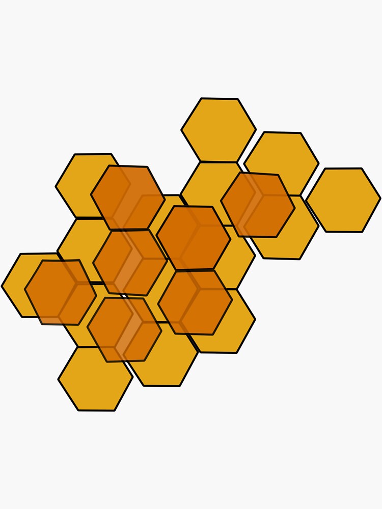 "Honeycomb" Sticker by Meddy64 | Redbubble