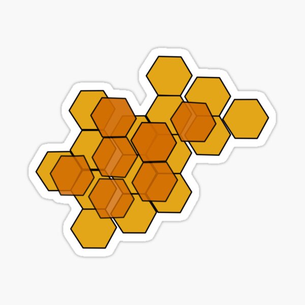 "Honeycomb" Sticker by Meddy64 | Redbubble